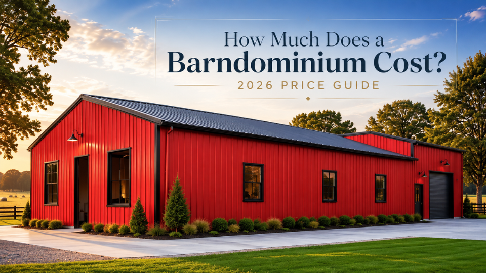 How Much Does a Barndominium Cost? 2026 Price Guide | Get Carports
